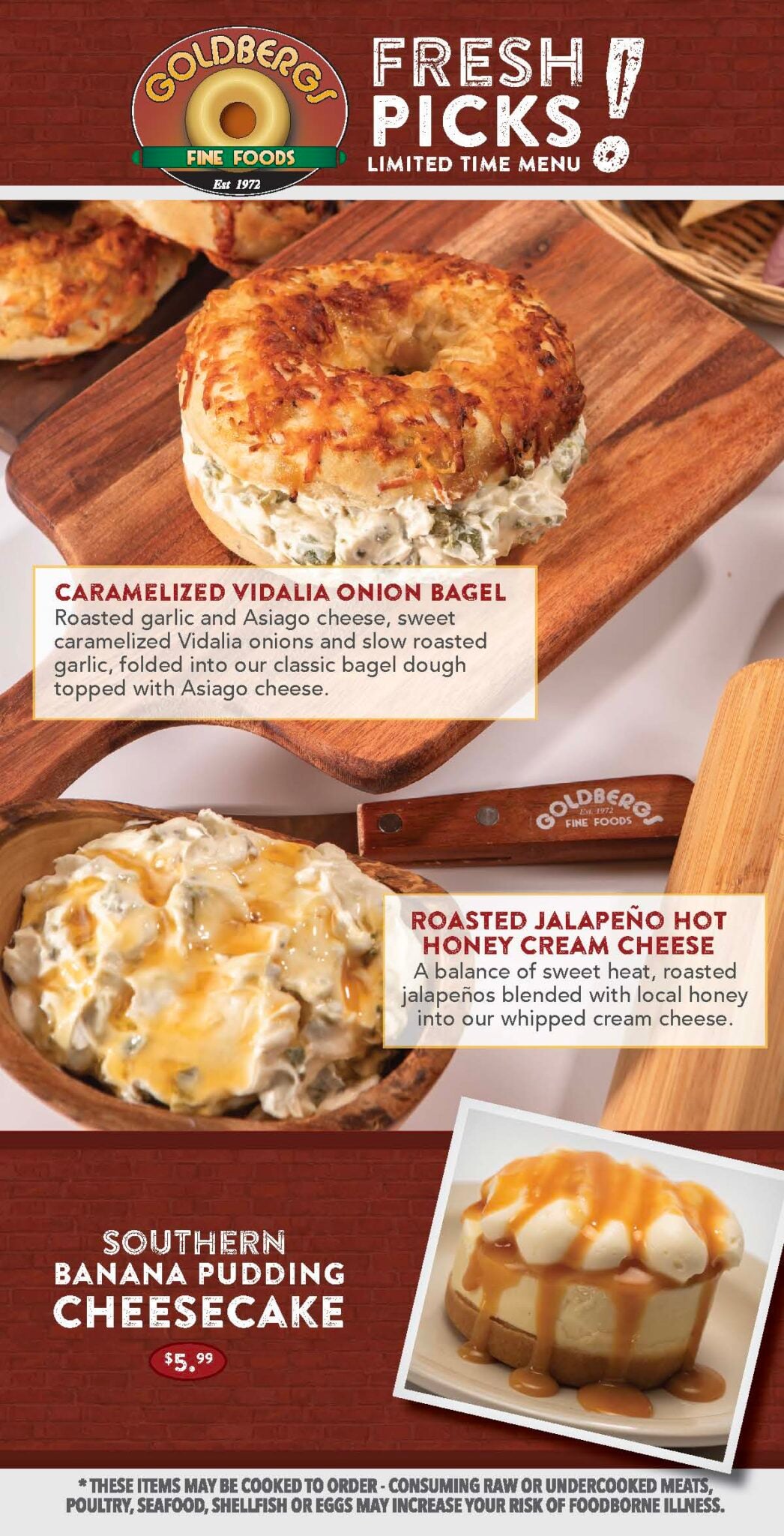 Explore our menus